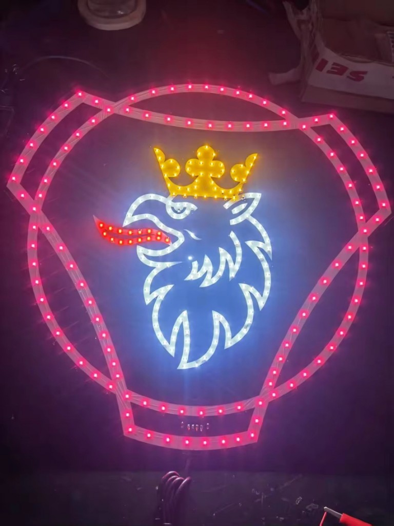 Scania RGB lysskilt med USB | Ledhobby – Vi lyser opp din hverdag!
