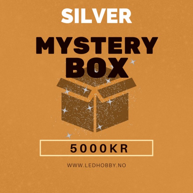 Mystery box - 5000,- (SILVER) | Ledhobby – Vi lyser opp din hverdag!