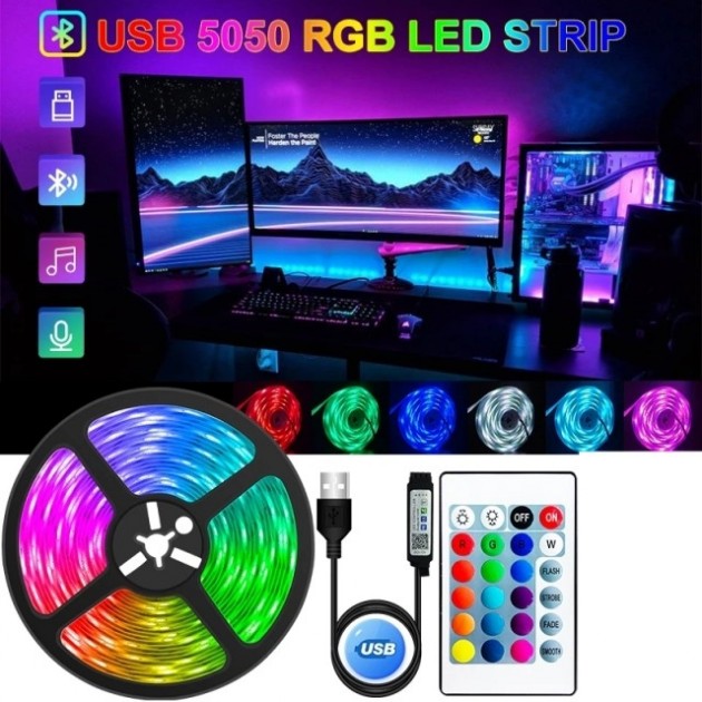 RGB LED STRIPER | Ledhobby – Vi lyser opp din hverdag!